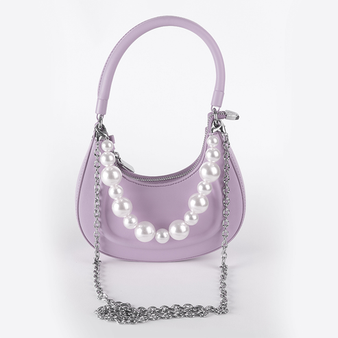 Pearl Chain Shoulder Bag ƒ?? Lavender – Mr.Joe